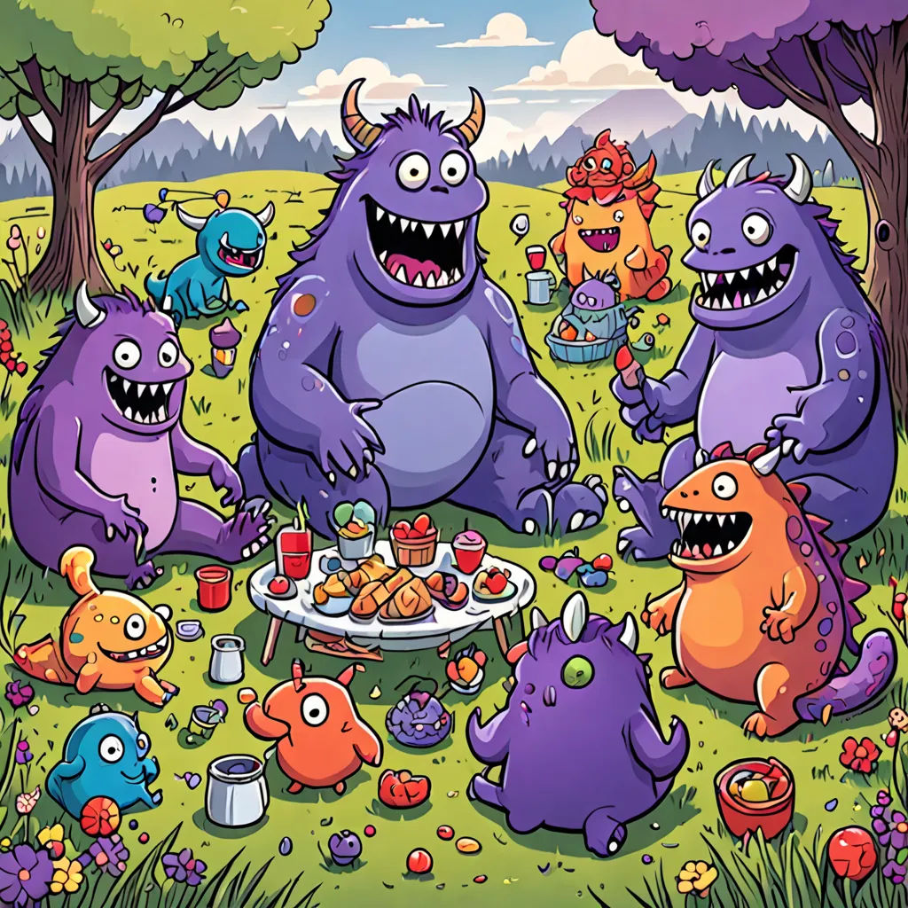 The Silly Monster Picnic | Story.com