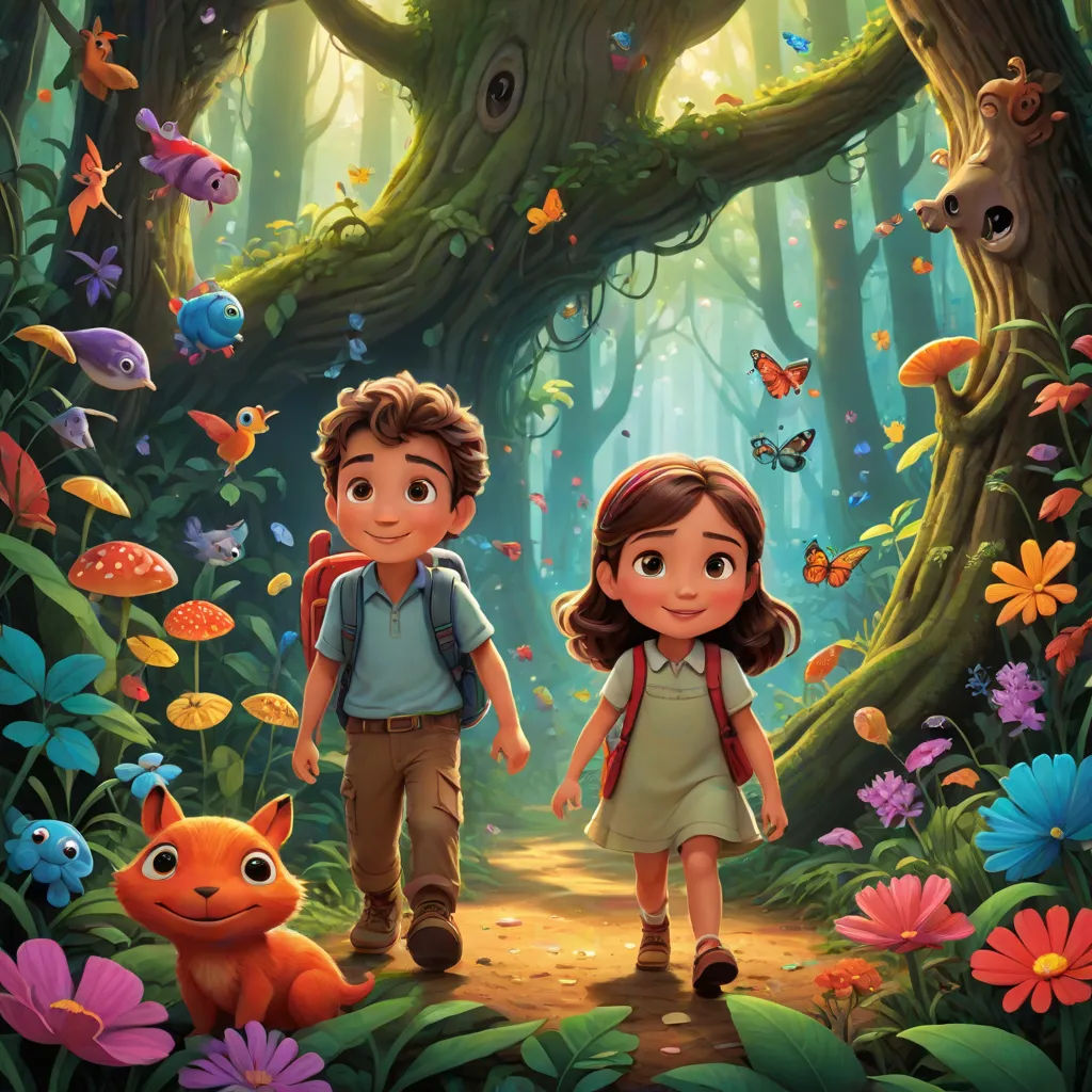 Las Aventuras de Lucas y Sofía en el Bosque Encantado | Story.com