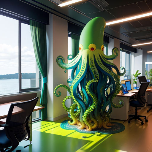 The Green Octopus Dancing in FTX | Story.com