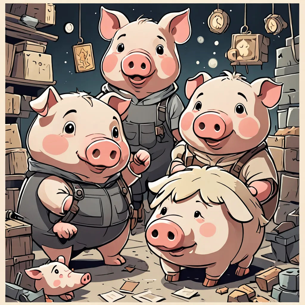 The Three Little Pigs: Modern Gaming Adventure | Story.com