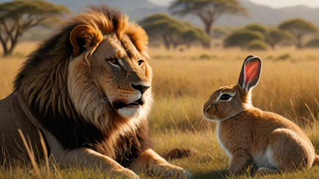 The Lion and the Witty Rabbit | Story.com