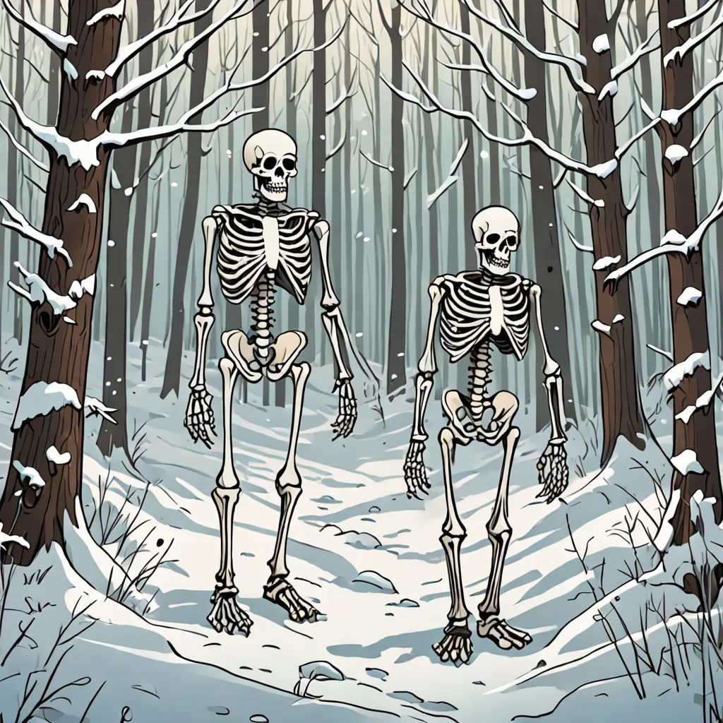 The Skeleton Brothers' Snowy Adventure | Story.com