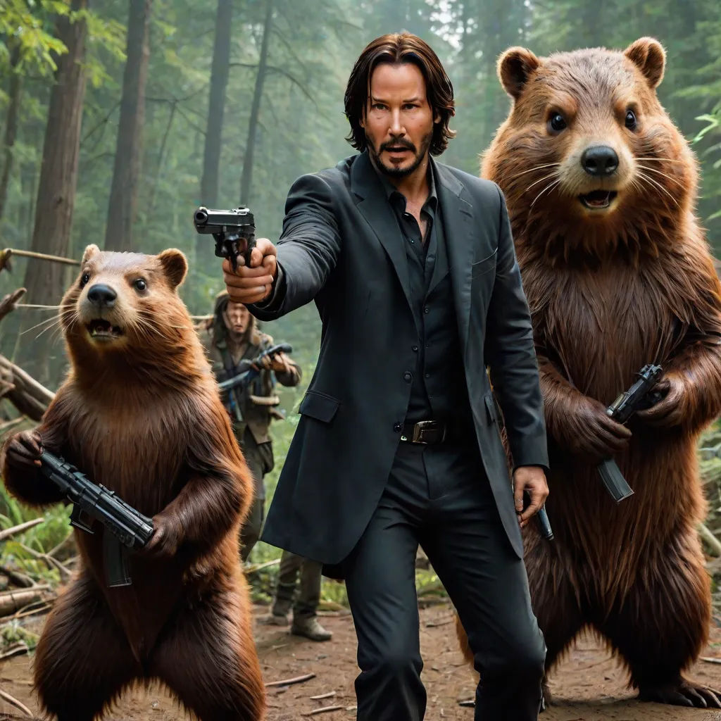 The Great Beaver Battle: Keanu's Epic Rescue | Story.com