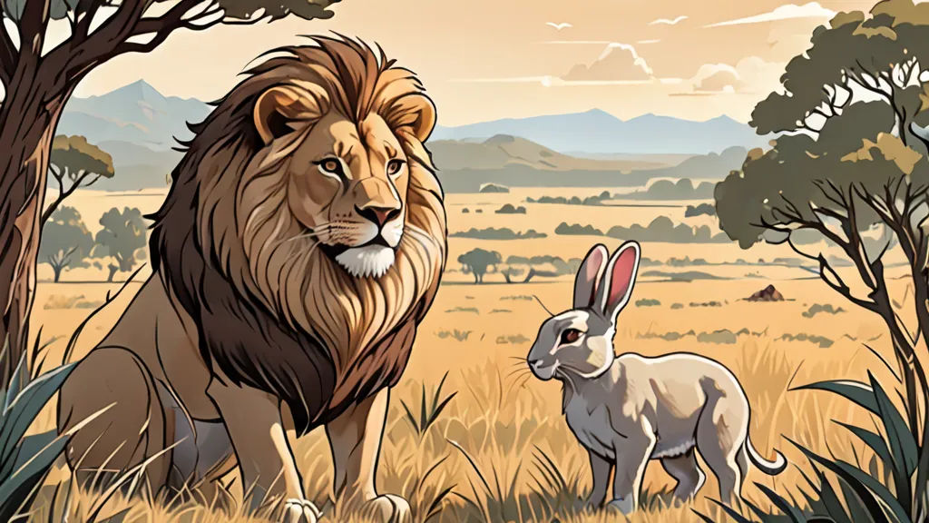 The Lion and the Clever Rabbit | Story.com