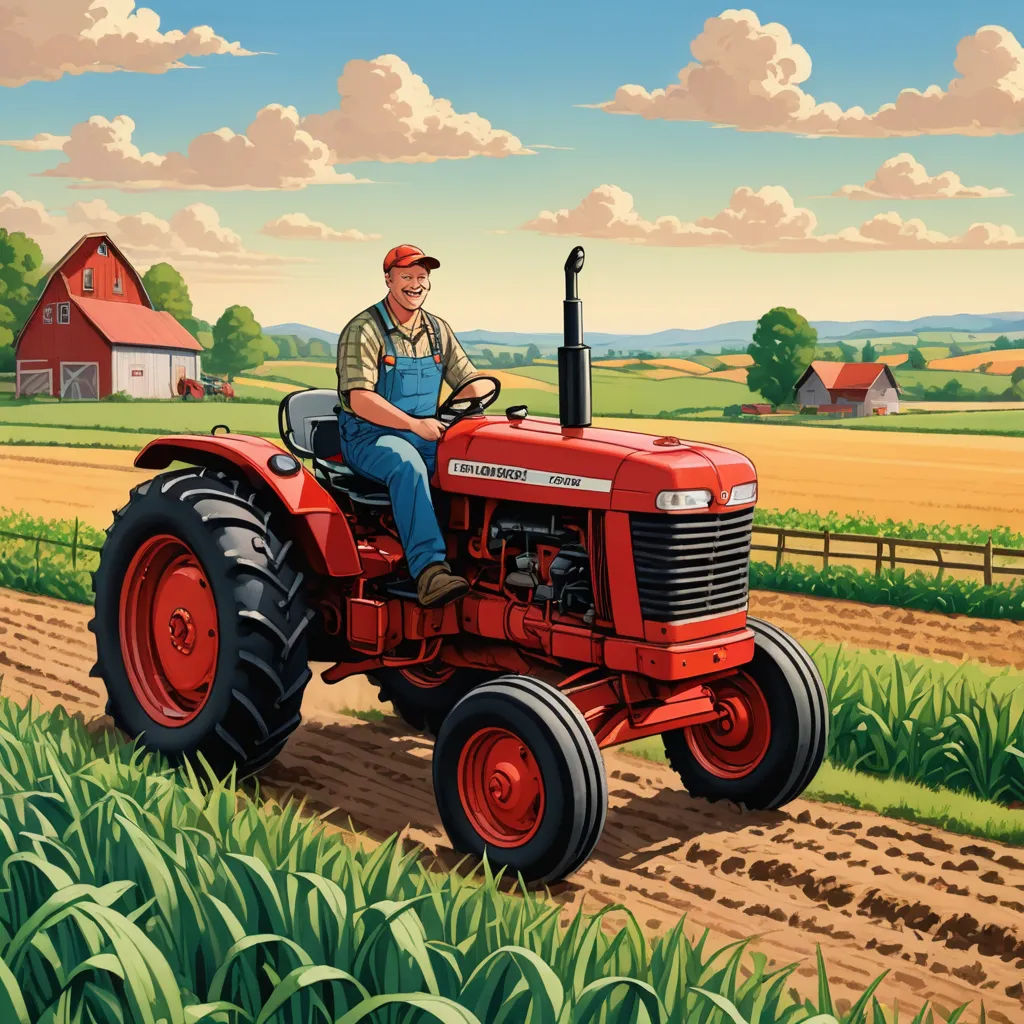 The Helpful Red Tractor | Story.com