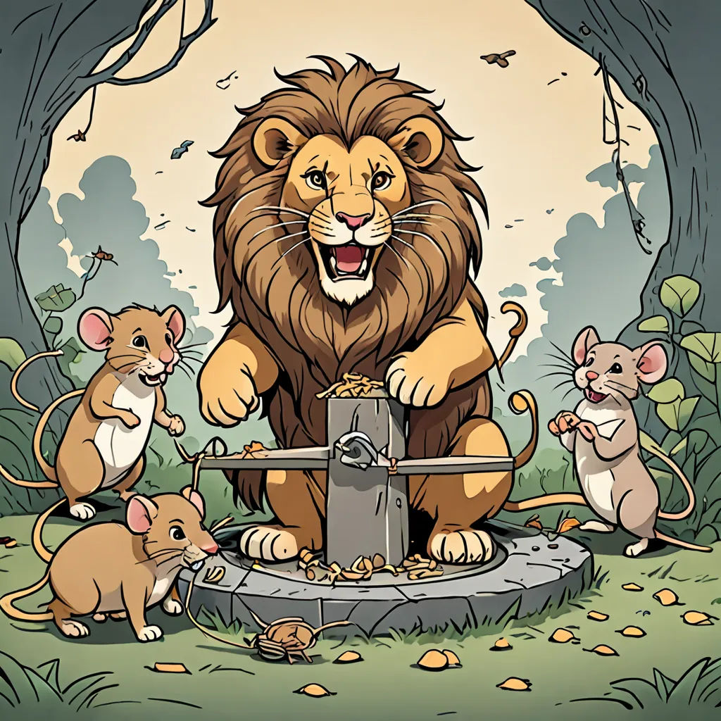 The Lion and the Mice | Story.com