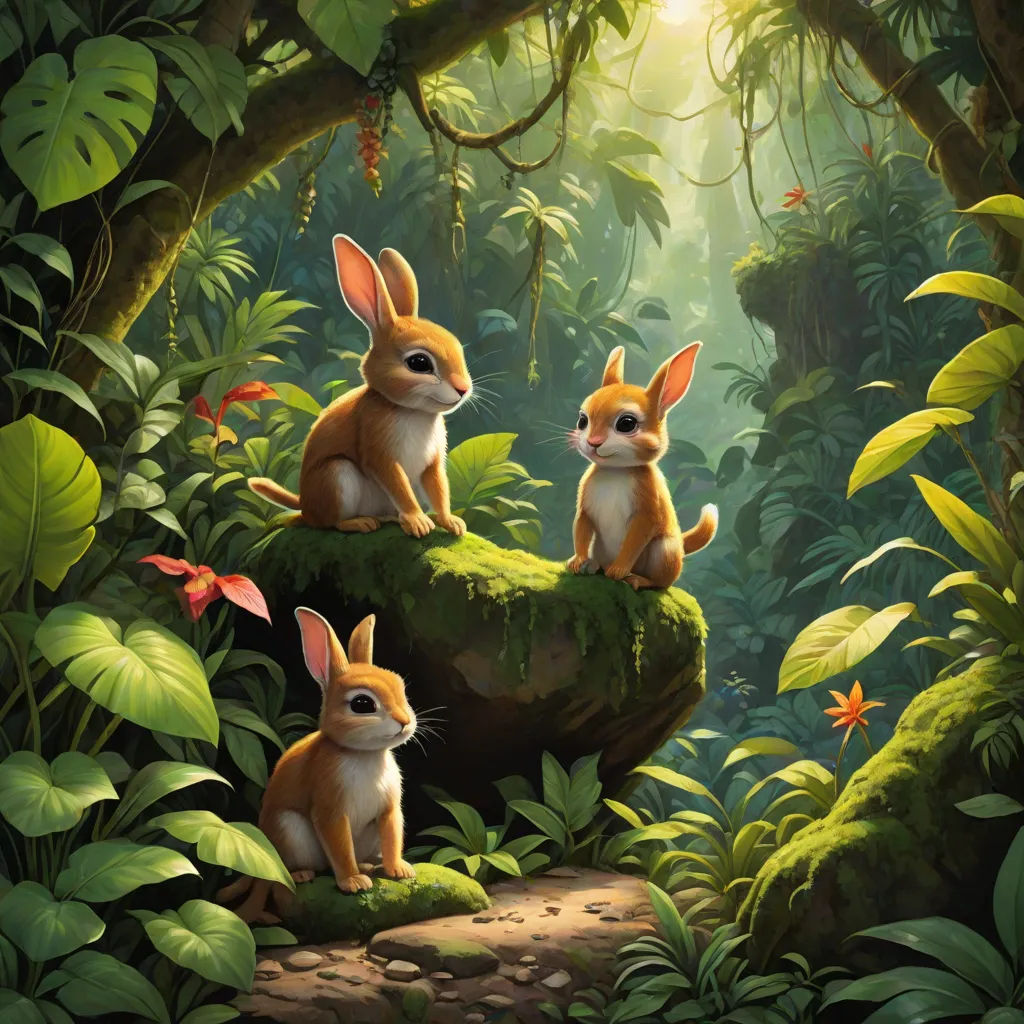The Clever Rabbit and the Playful Monkey | Story.com
