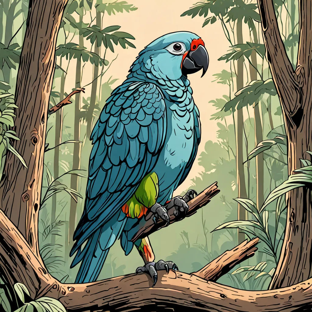 El loro parlante del bosque | Story.com