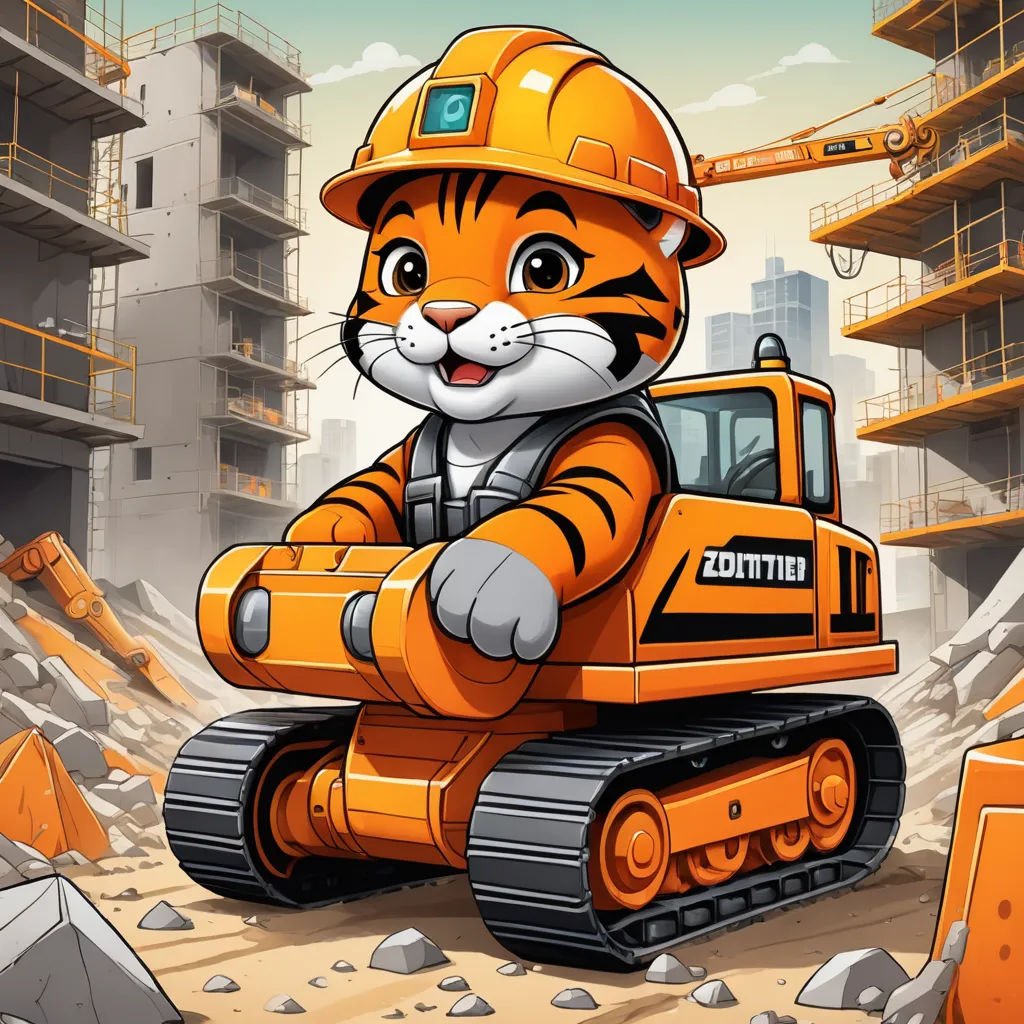 The Adventures of Little Tiger in the Construction Site | Story.com