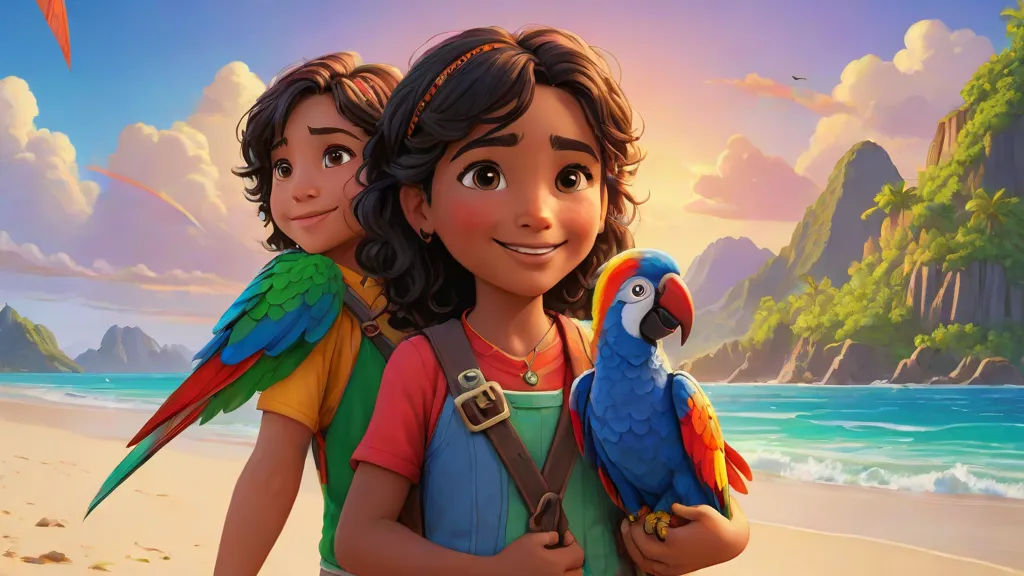 Watch:The Lost Map of Rainbow Island | AI Adventure Videos | Story.com