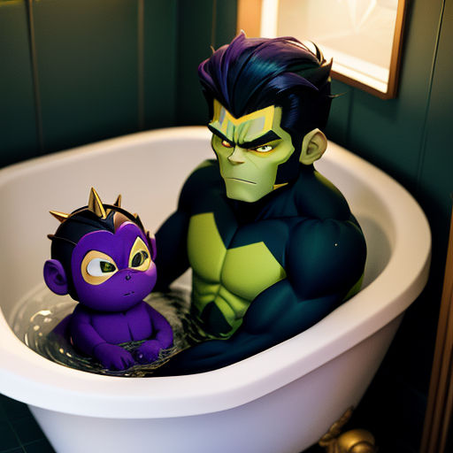 Mojo Jojo's Bubble Bath | Story.com
