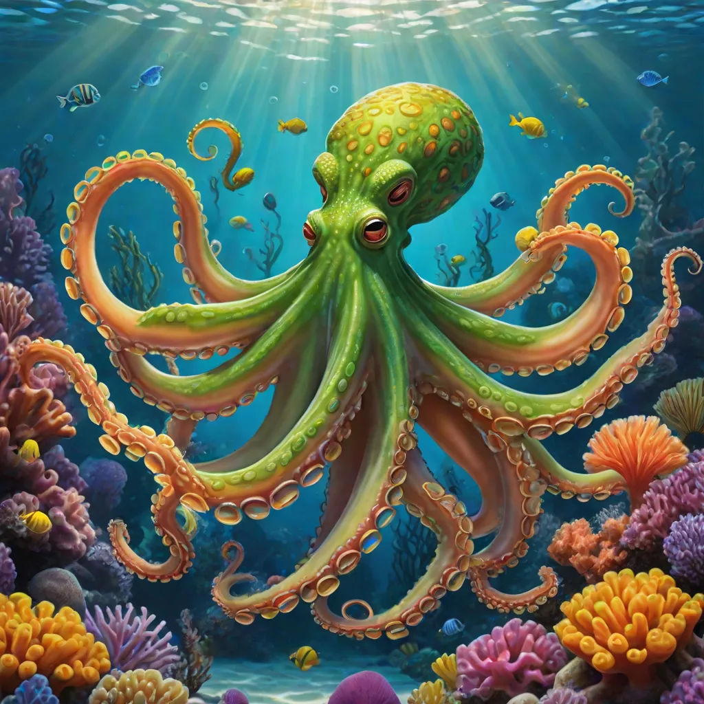 The Dance of Samuel: A Green Octopus's Journey | Story.com