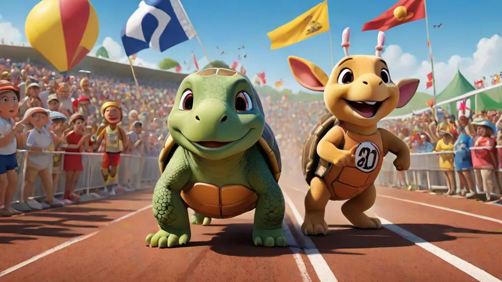 Watch:The Great Turtle and Rabbit Race | AI Children’s Videos | Story.com