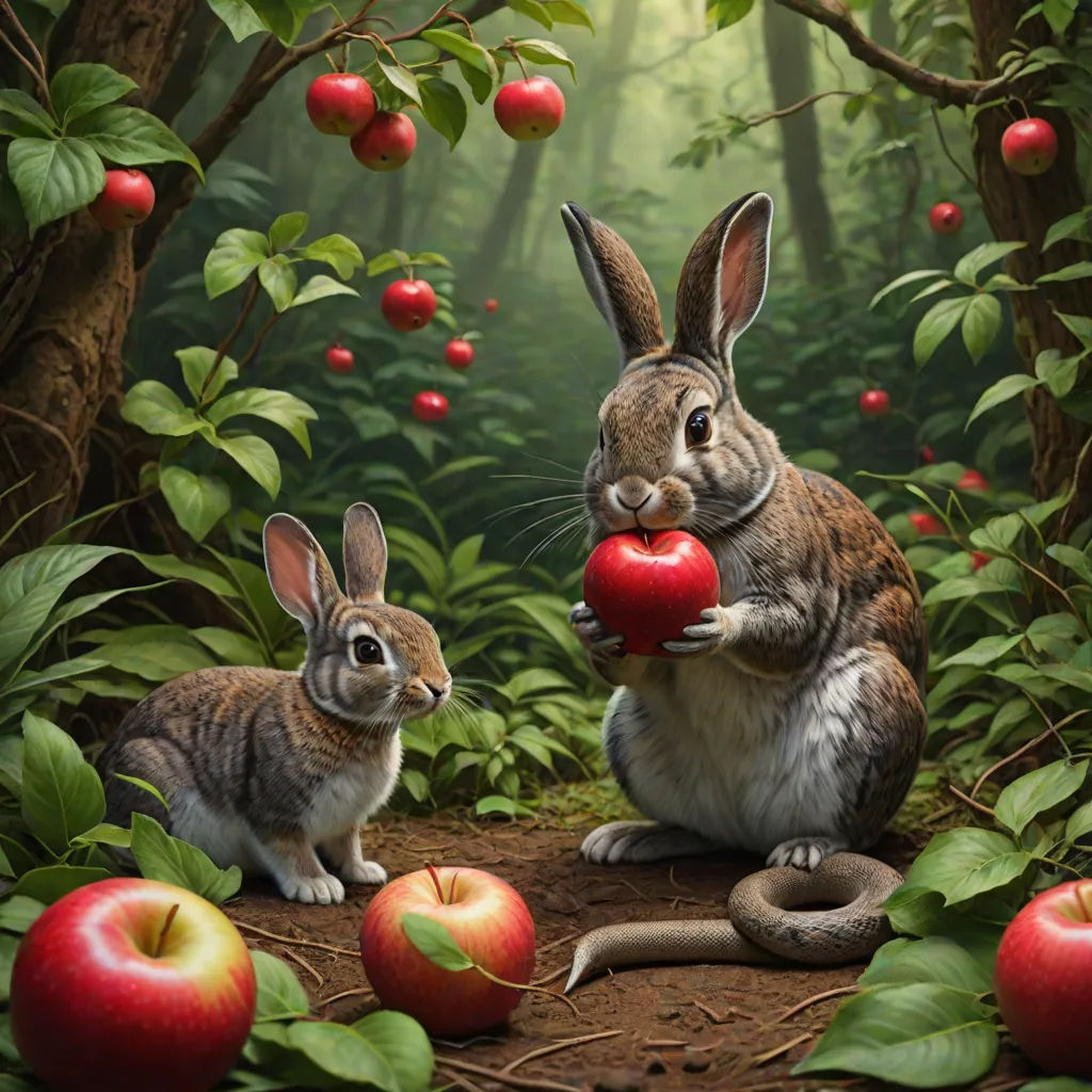 The Apple Adventure of Rabbit and Snake | Story.com