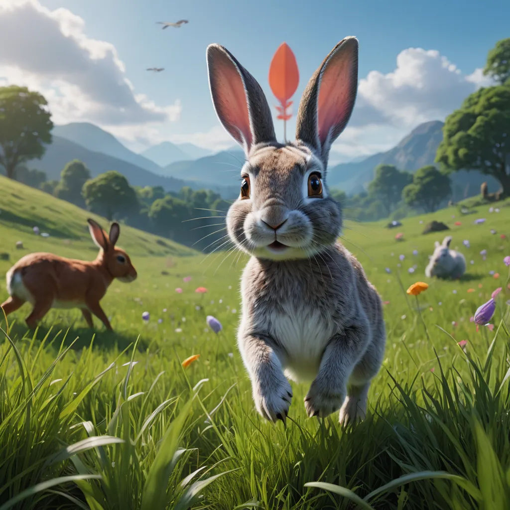 The Jumping Rabbit and the Grass-Eating Horse | Story.com