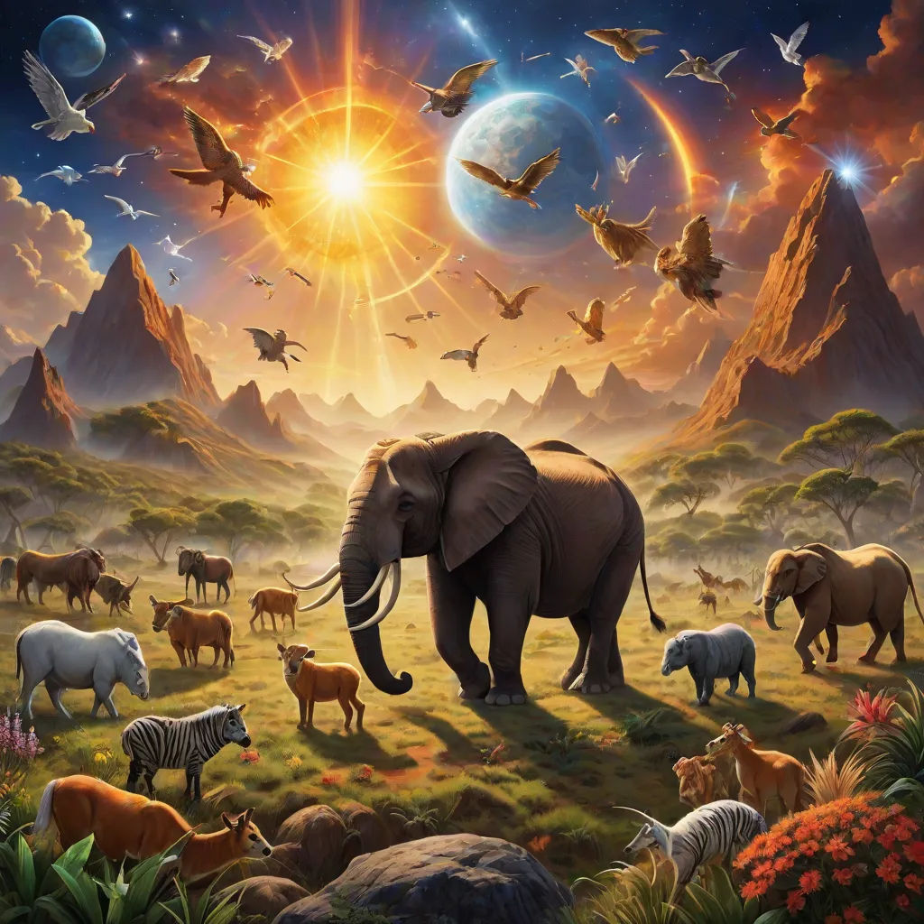 The Creation of Light and Life | Story.com