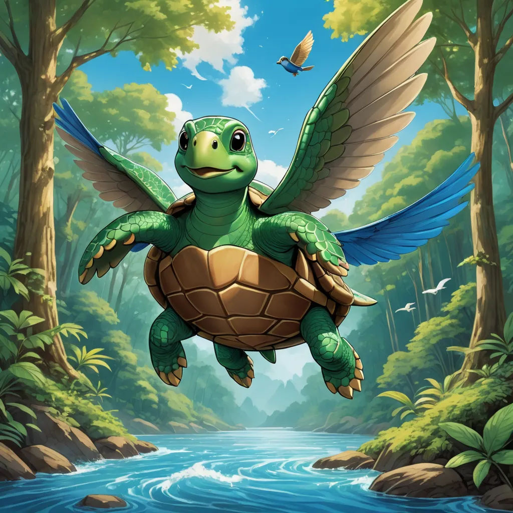 The Flying Turtle and the Swimming Bird | Story.com