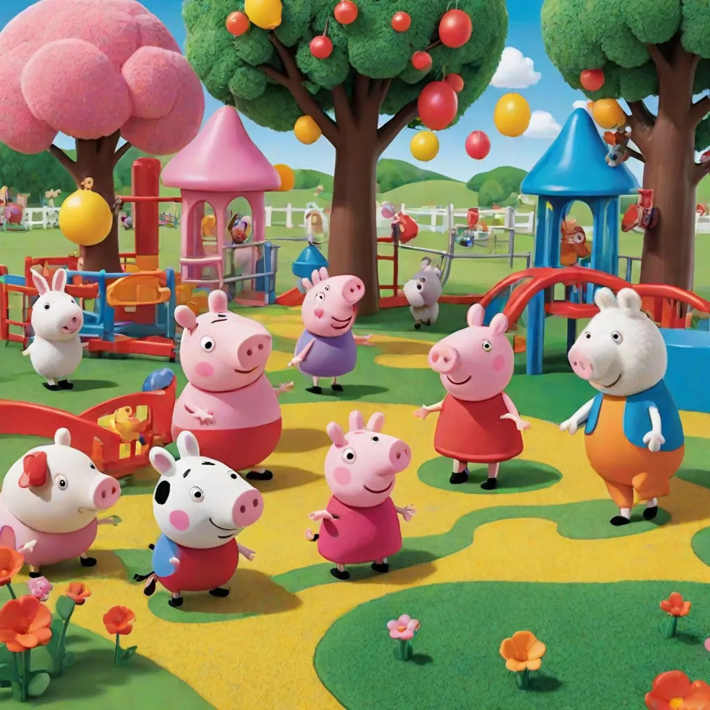 Peppa Pig's Fluffy Playground Adventure | Story.com