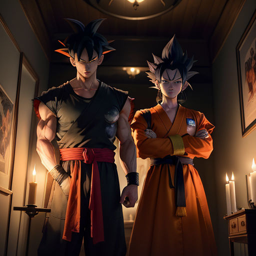 Goku and Vegeta's Haunted House Adventure | Story.com
