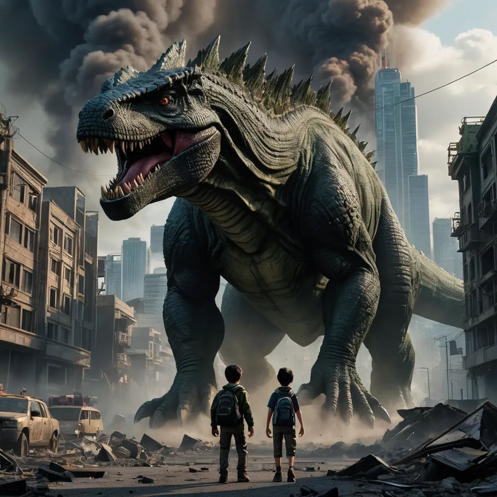 Ramin and Godzilla: The Robot Invasion | Story.com