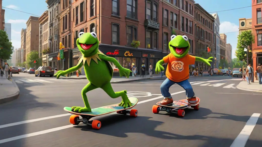Kermit the Frog Learns to Skateboard | Story.com