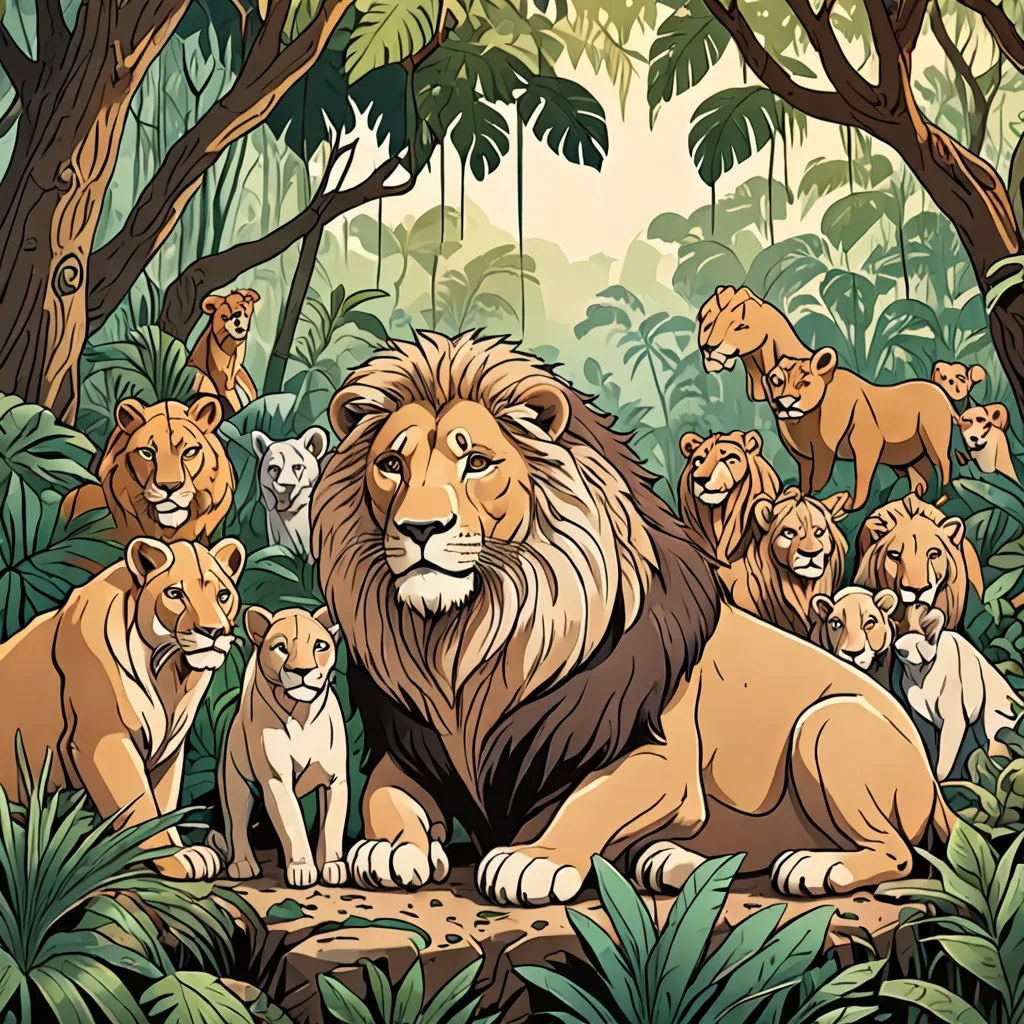 The Wise Lion | Story.com