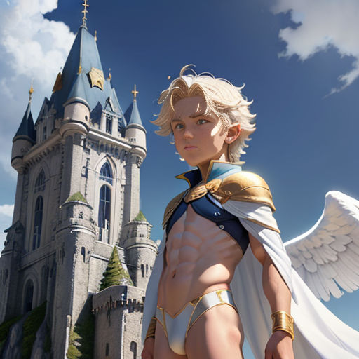 Young Angel Warrior Speedos-Kid | Story.com