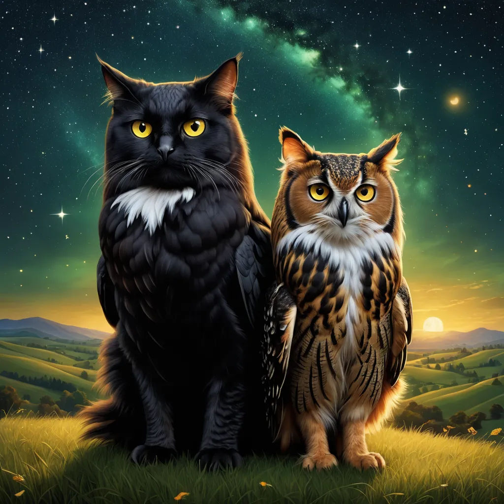 The Cat and the Owl's Quest for the Stars | Story.com
