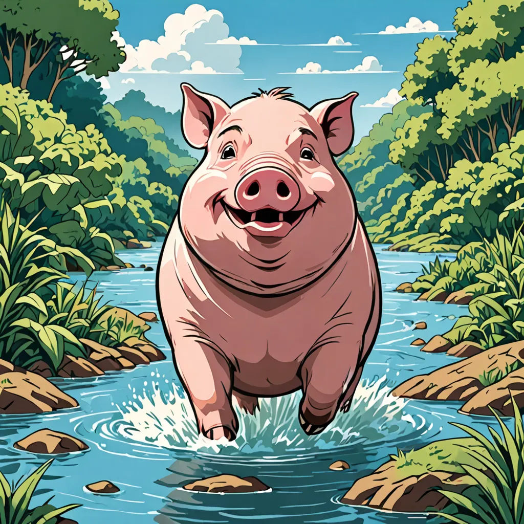 The Big Pig in the River | Story.com