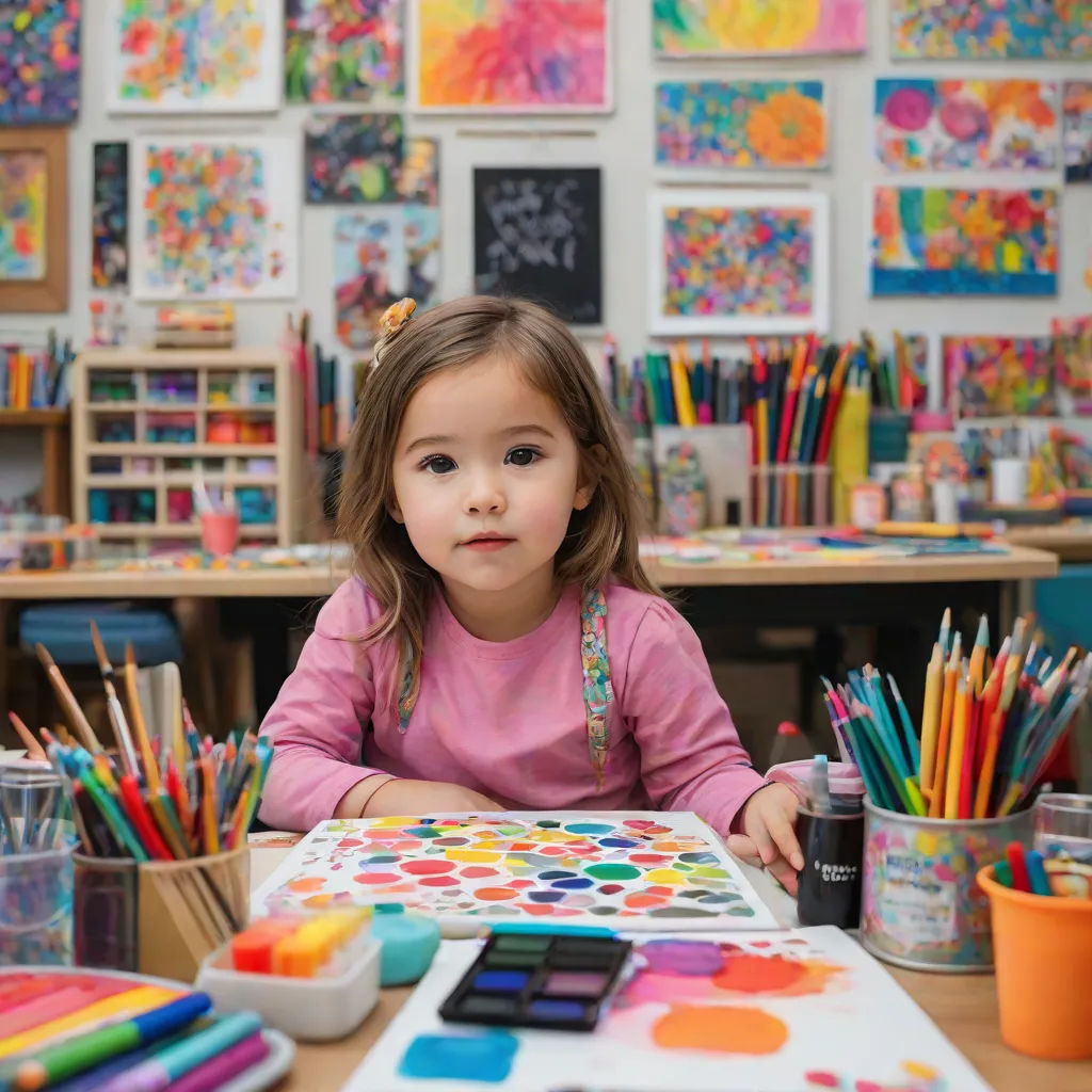 The Focused Little Artist | Story.com
