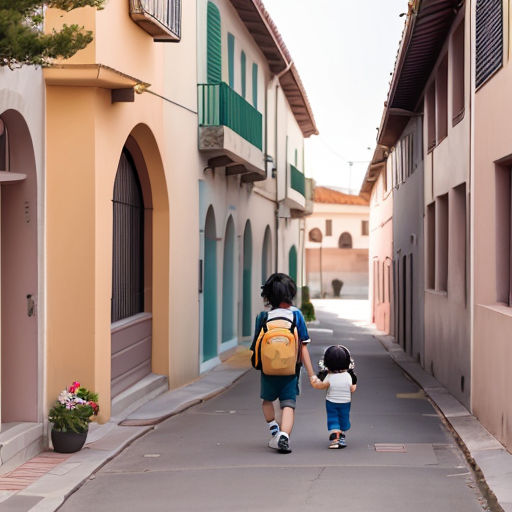 Francesco's First Day of school in Italy. | Story.com
