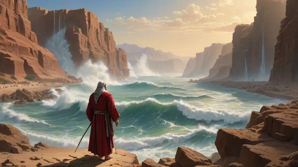 Watch:The Miraculous Parting of the Red Sea | AI Historical Videos ...
