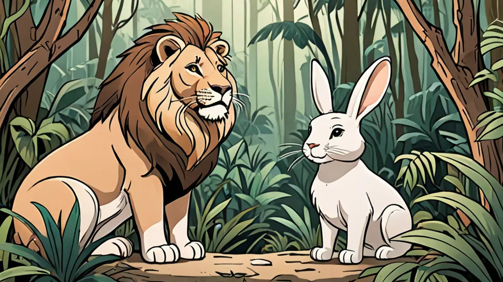 The Lion and the Rabbit's Friendship | Story.com