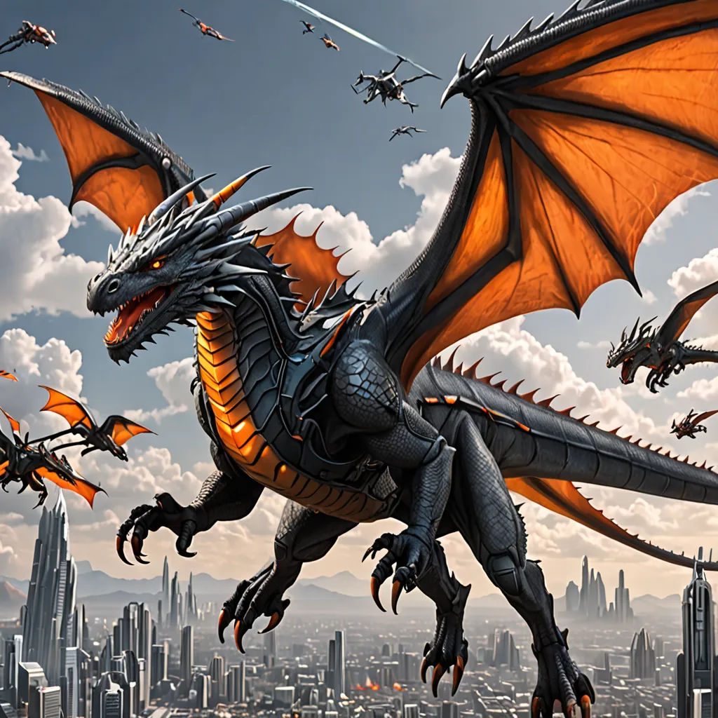 Le Dragon Gris et Orange | Story.com