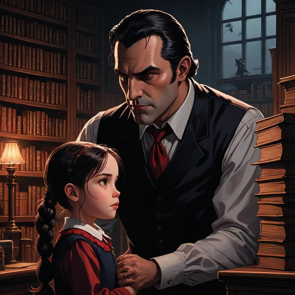 The Little Girl and Her Vampire Dad | Story.com