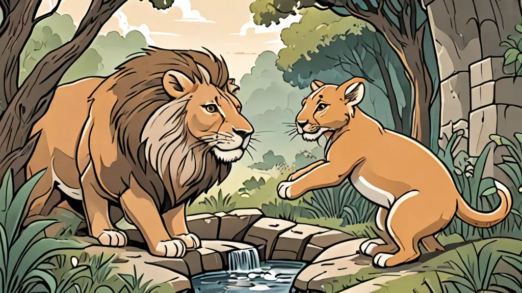 The Wise Rabbit and the Lion King | Story.com