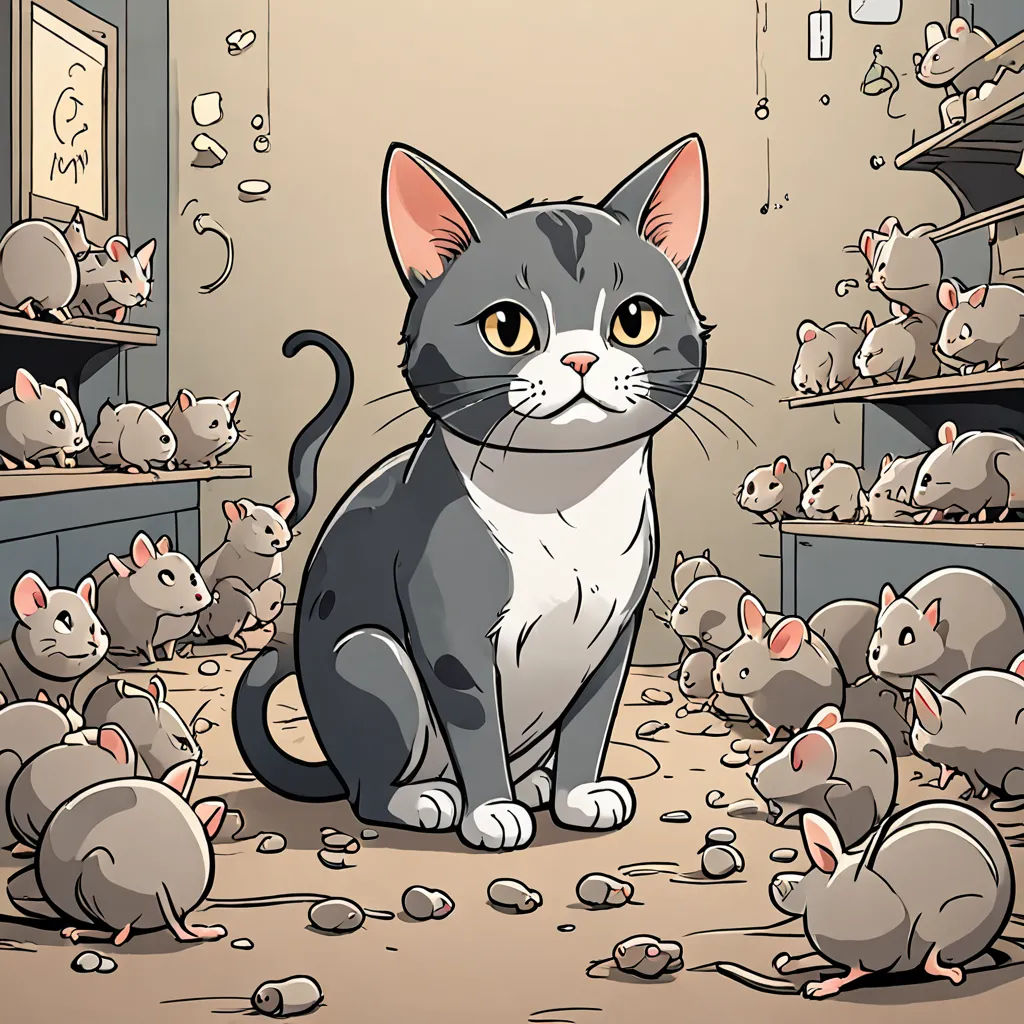 The Clever Cat and the Fearful Mouse | Story.com