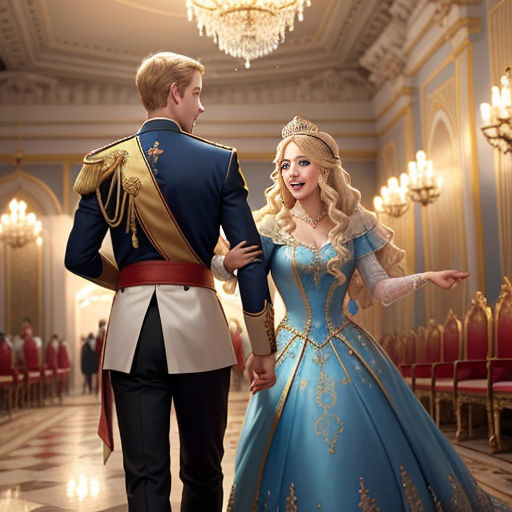 Beautiful Princess And Prince
