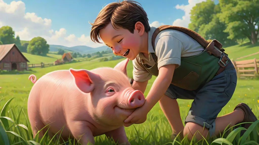 Tim and His Big Pig | Story.com