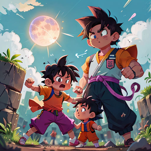 Kid Goku GT vs Super Buu | Story.com