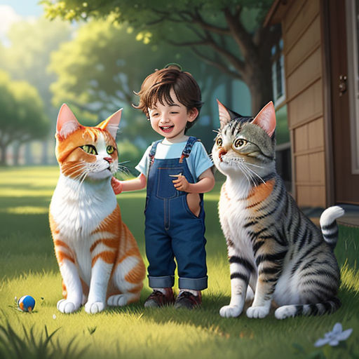 Teddy and His Kitty Friends | Story.com