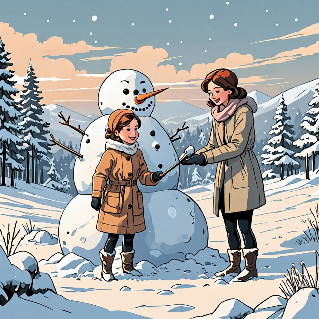 Snowy Fun: Building a Magical Snowman | Story.com