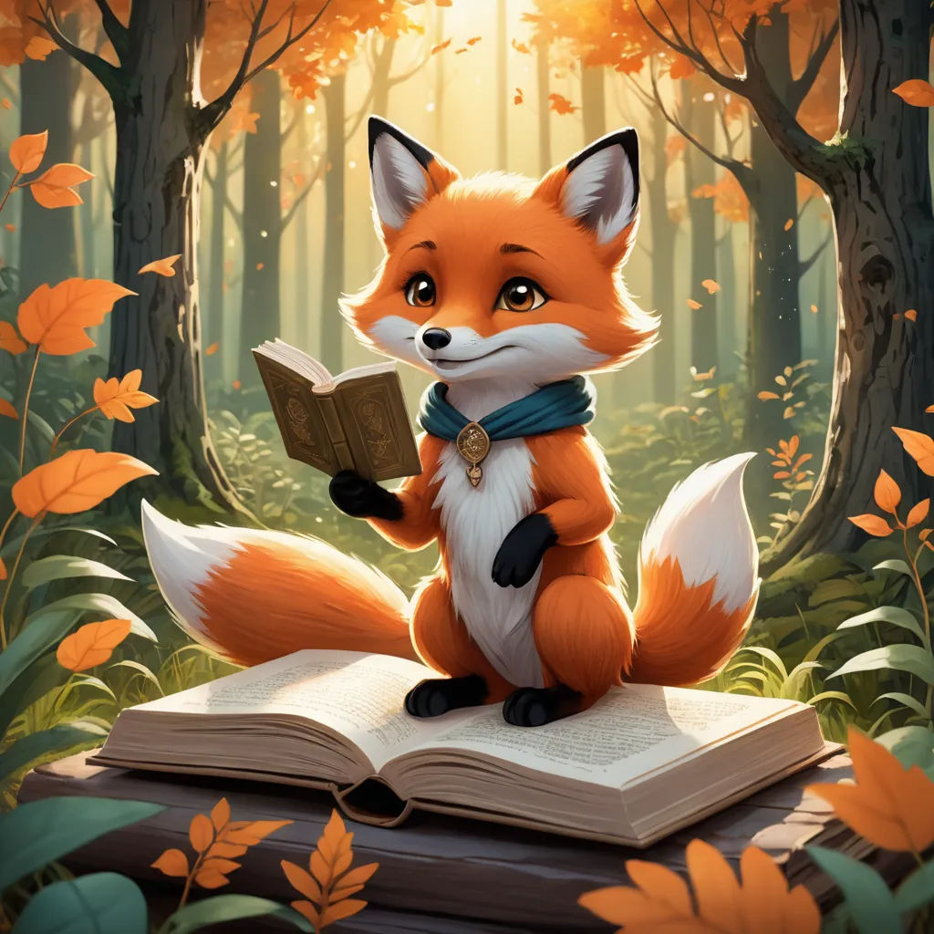 De Slimme Vos en het Magische Boek | Story.com