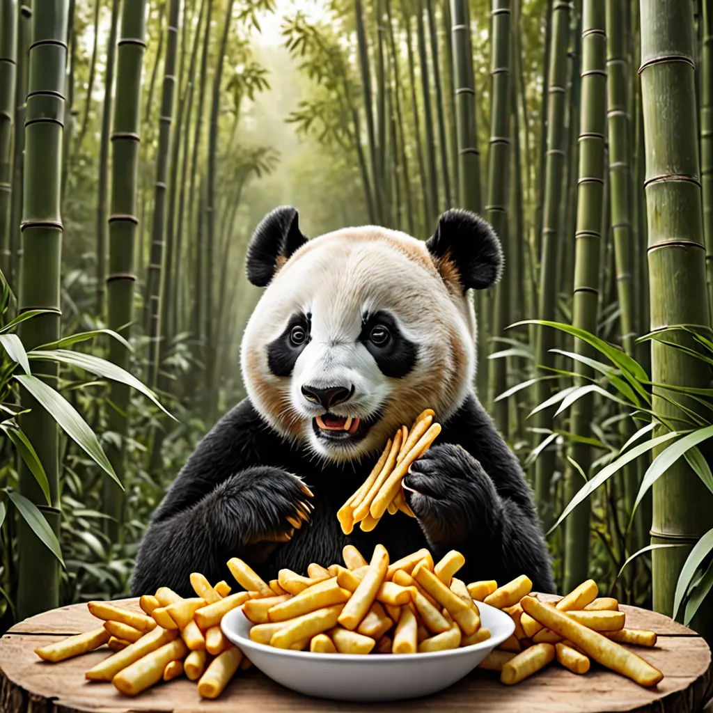 Panda's French Fry Feast | Story.com