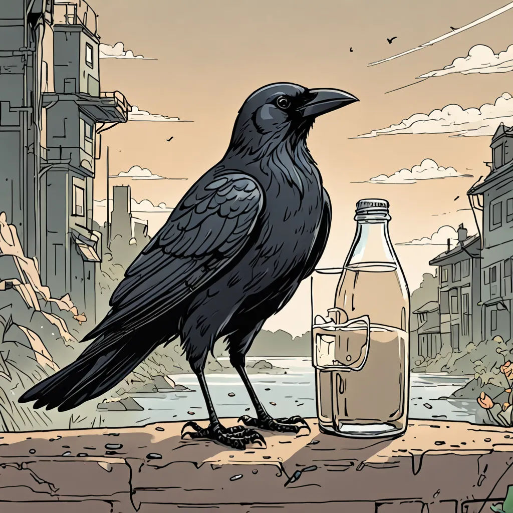 The Thirsty Crow and the Pitcher | Story.com