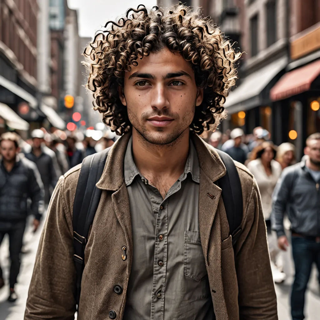 The Curly Haired Man and the Unshavable Beard | Story.com