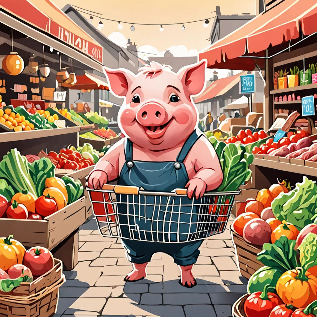 Little Piggy's Market Adventure | Story.com