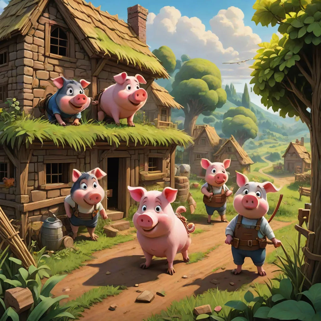 The Three Little Pigs and the Clever Wolf | Story.com