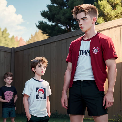 Boys White Briefs Wedgie Little Brother