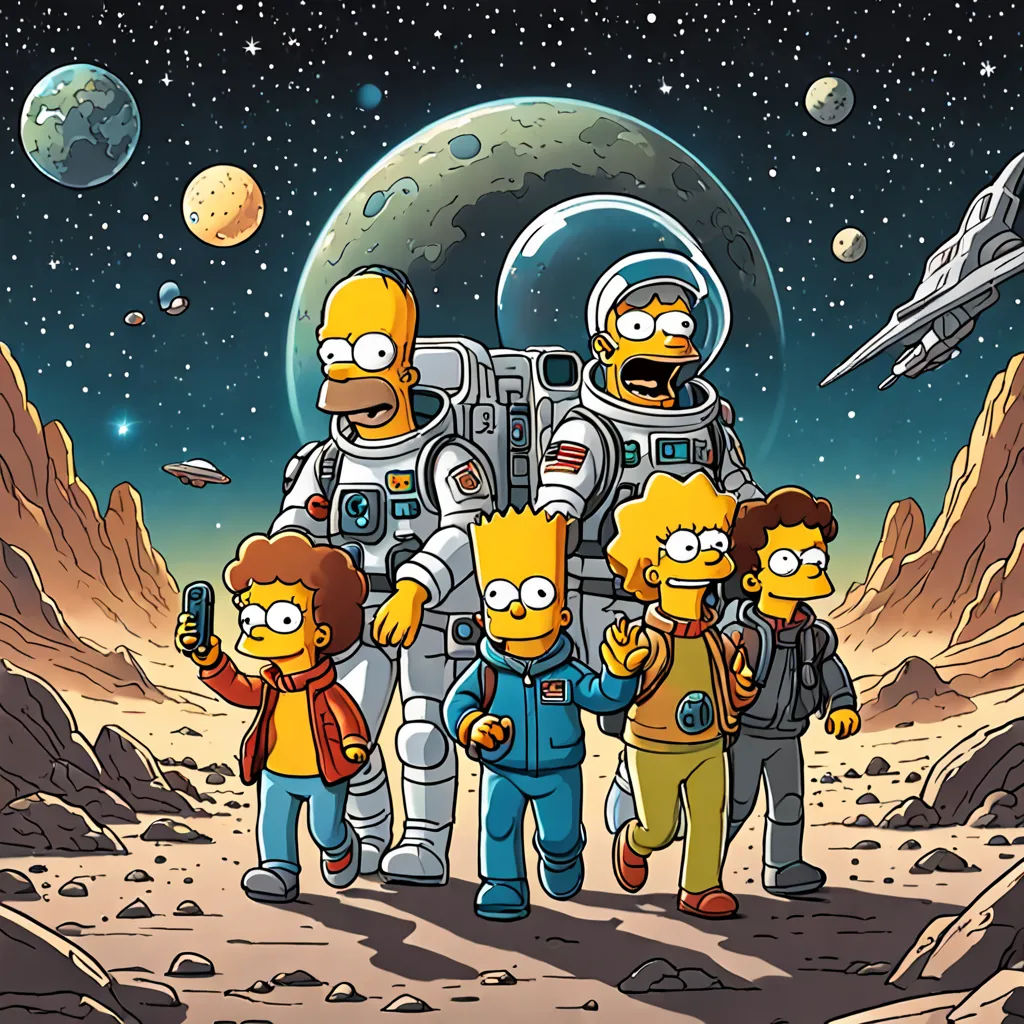 La Aventura de los Simpson en el Espacio | Story.com